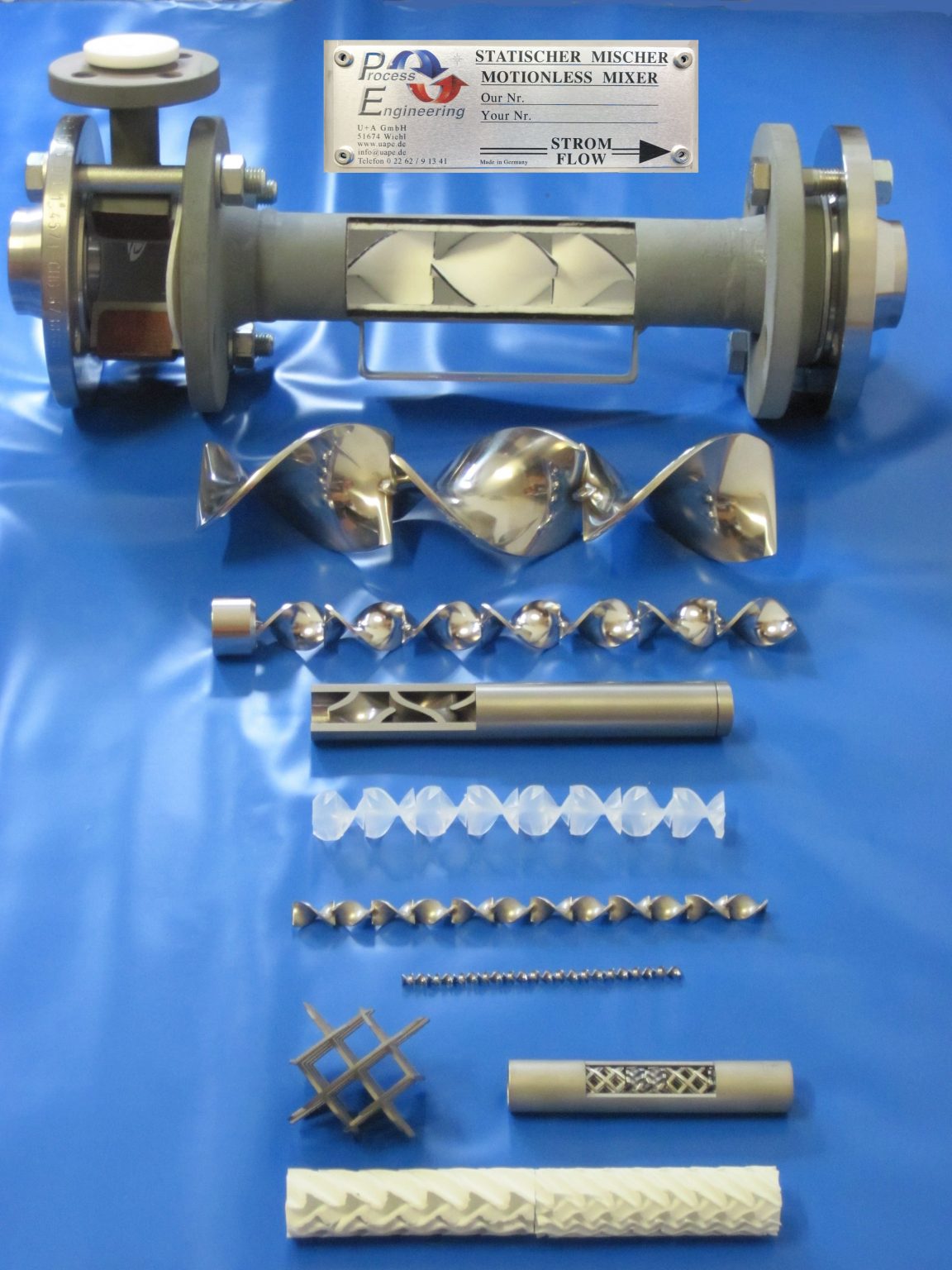 Statische Mischer in der Chemie - U+A Gesellschaft für Process ...